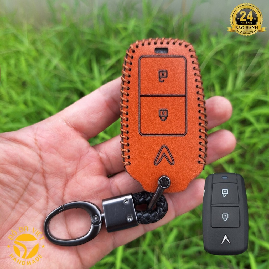 Vinfast Vf3 Leather Key Case, Vinfast Vf3 Key Case, Vinfast Vf3 Genuine ...