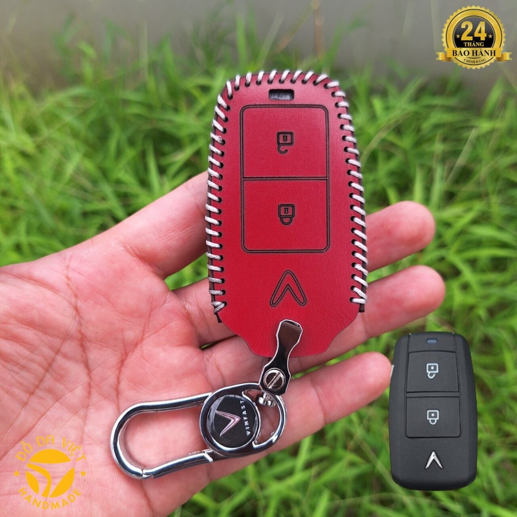 Vinfast Vf3 Leather Key Case, Vinfast Vf3 Key Case, Vinfast Vf3 Genuine ...