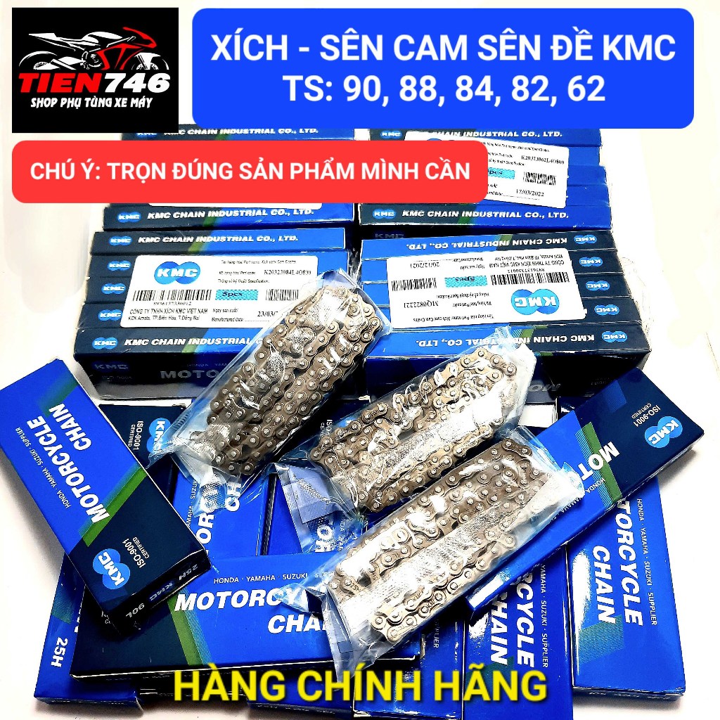 Cam chain, Kmc 90, 88, 84, 82, 62 derailleur chain, genuine Kmc timing ...