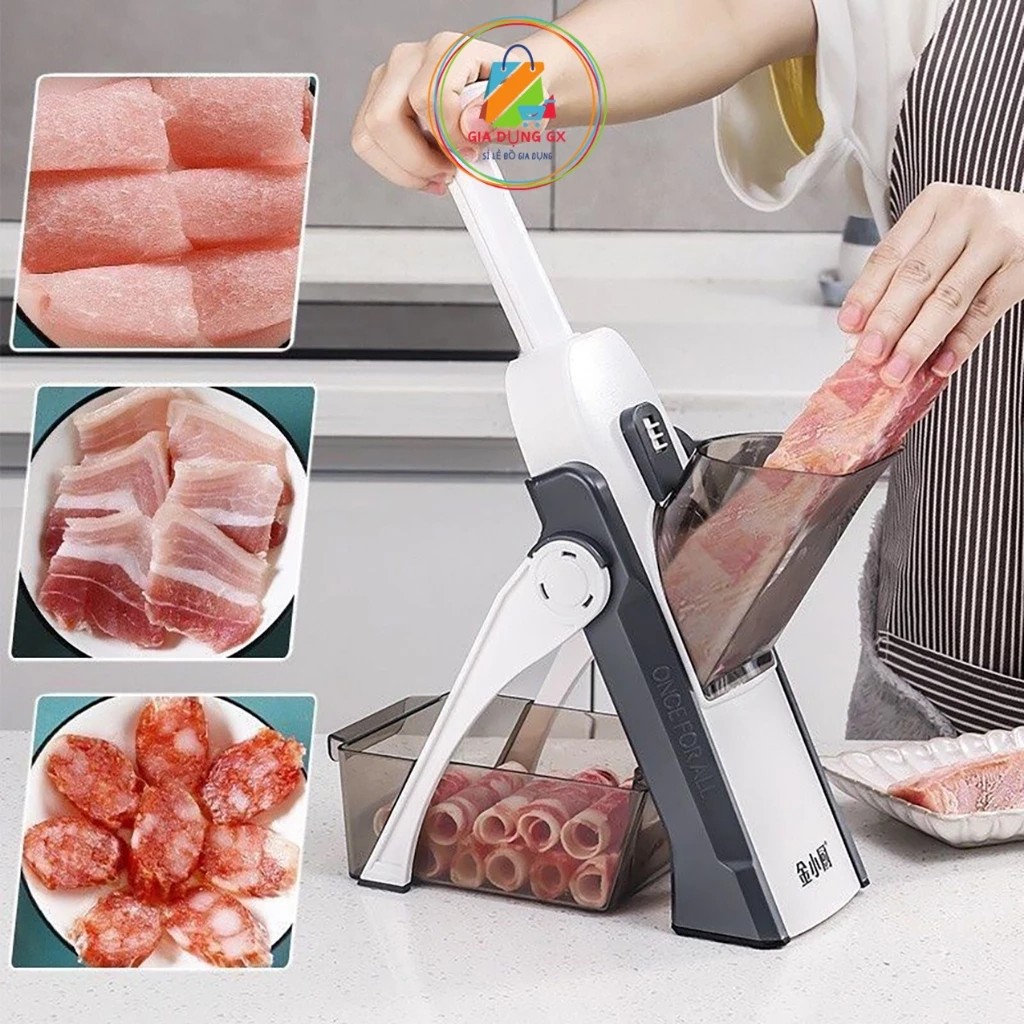 Convenient Multifunctional Fruit and Vegetable Slicer with 5 Smart ...