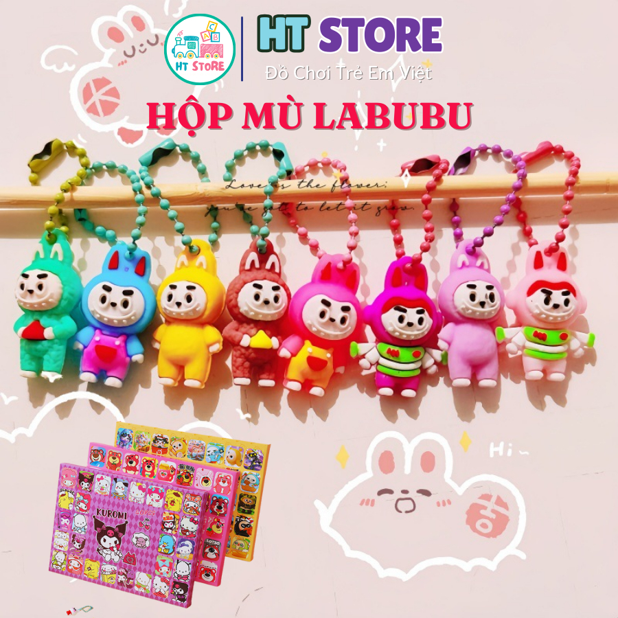 Labubu mysterious gift Box, blind Box of 40 keychains, Hidden Box Toy ...