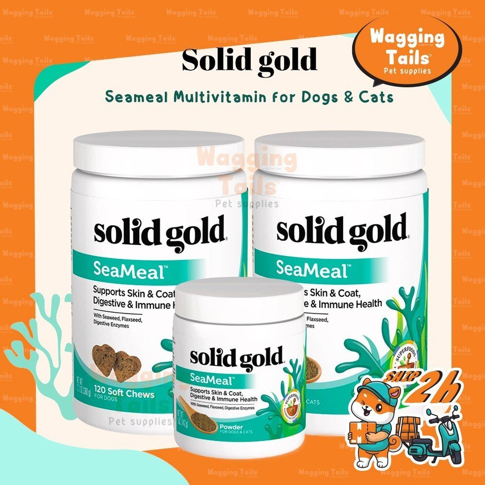 SeaMeal Solid Gold Vitamin Algae Powder Supports Immunity, Digestion ...