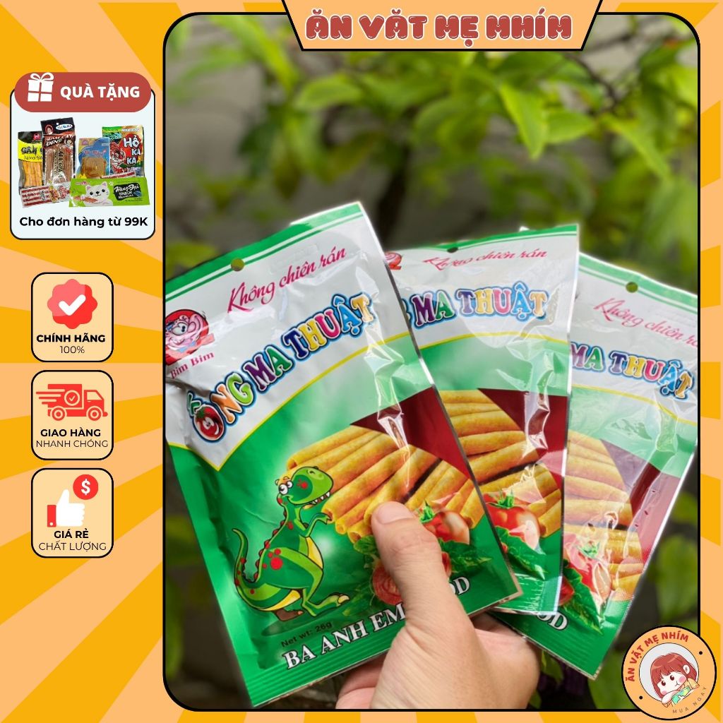 Three Brothers Food magic tube Snack (26g pack) | Shopee Philippines