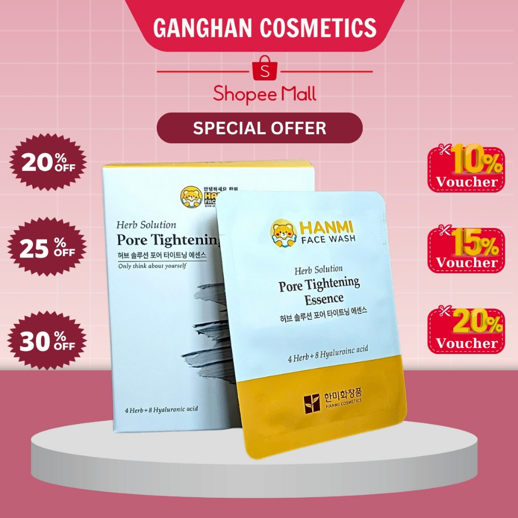 Hanmi Pore Tightening Essence (5ml x 15 packs) - Dr Cell | Shopee ...