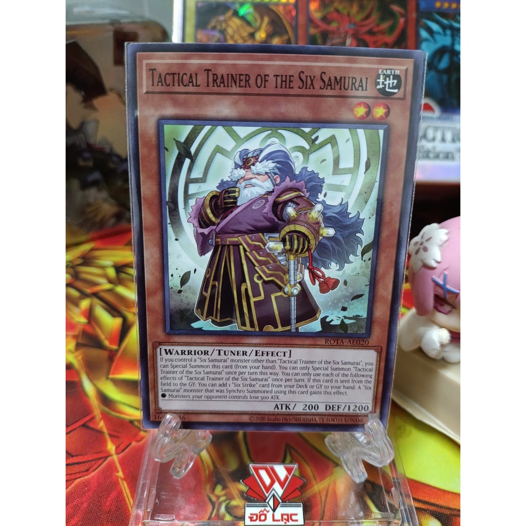 [ Peanut ] Yugioh AE Rota-AE020 Tactical Trainer of the Six Samurai ...