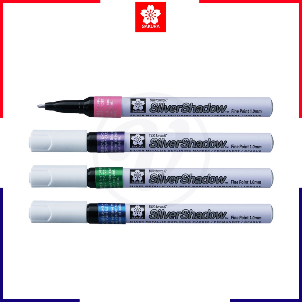 [VIHAND] Sakura Pentouch Silver Shadow Color Marker - 1.0mm Nib ...