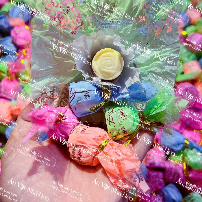 Delicious CNY multi-colored chocolate with many designs to choose from ...