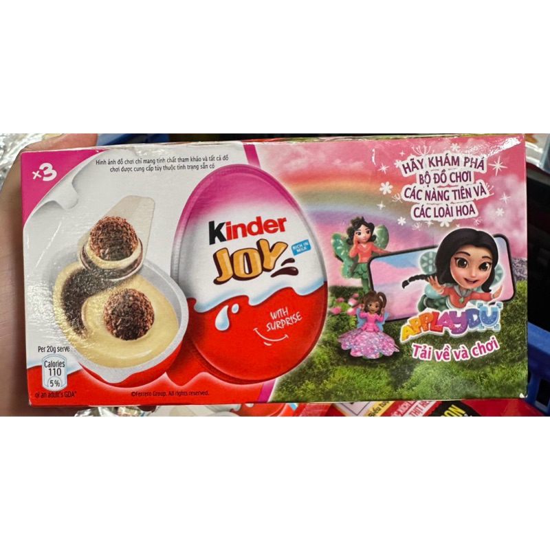 Kinder Joy chocolate for girls and boys, standard product, box of 3 ...