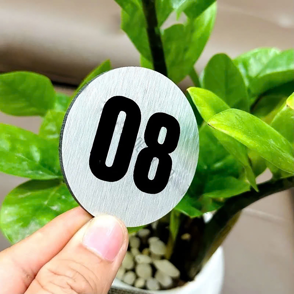 Stainless steel table numbers, coffee table numbers, order numbers 1 to ...