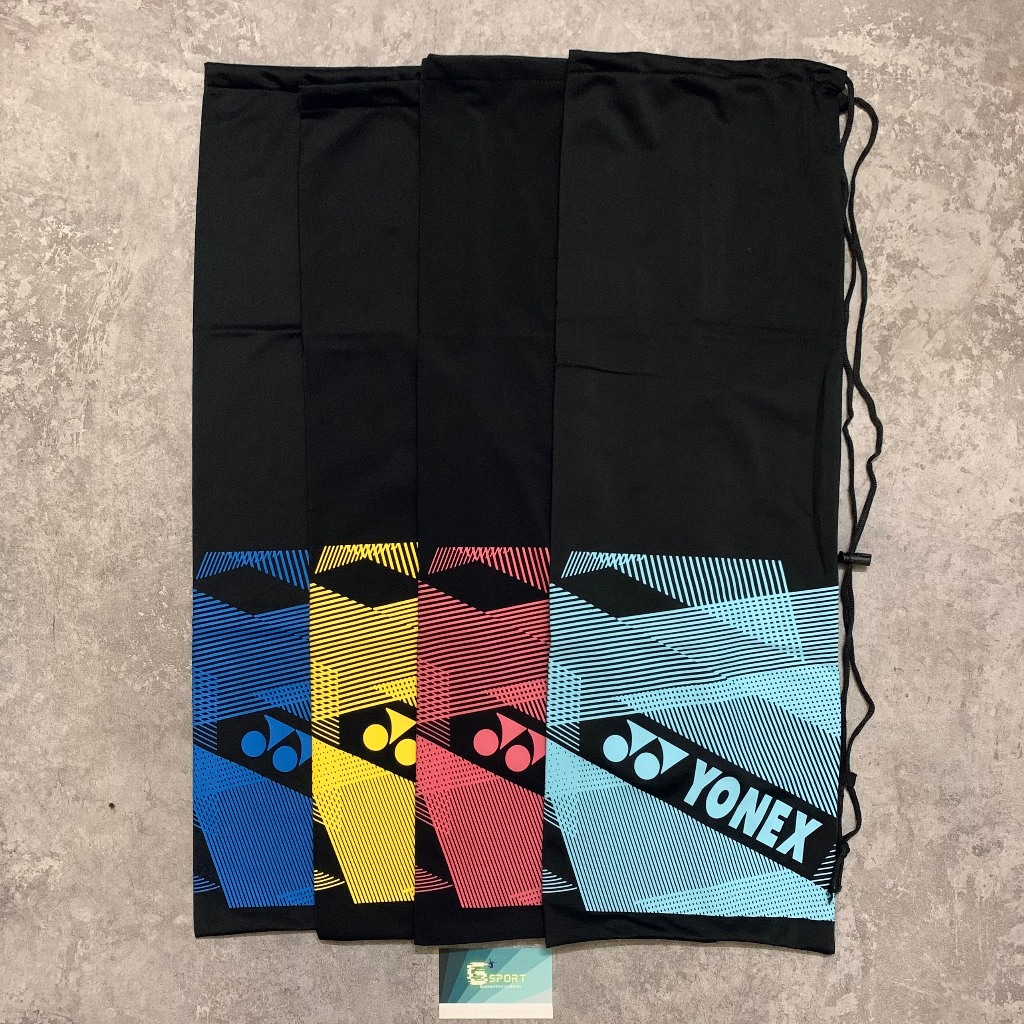 Yonex Velvet Racket Bag, Black Velvet Bag to Protect Badminton Rackets ...