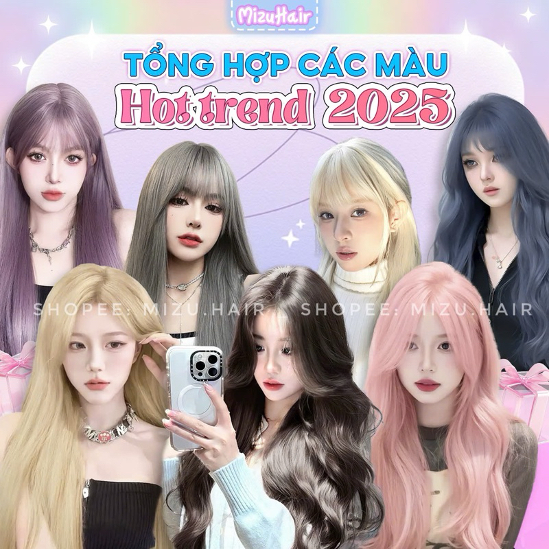 Full color super nourishing hair dye, a collection of hot trend 2025 ...