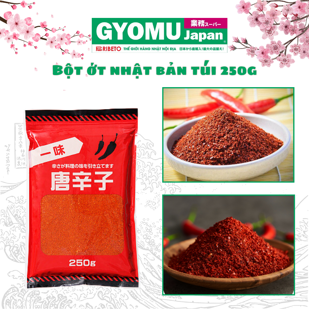 Japanese chili powder 250g bag, Japanese domestic product - gyomu ...
