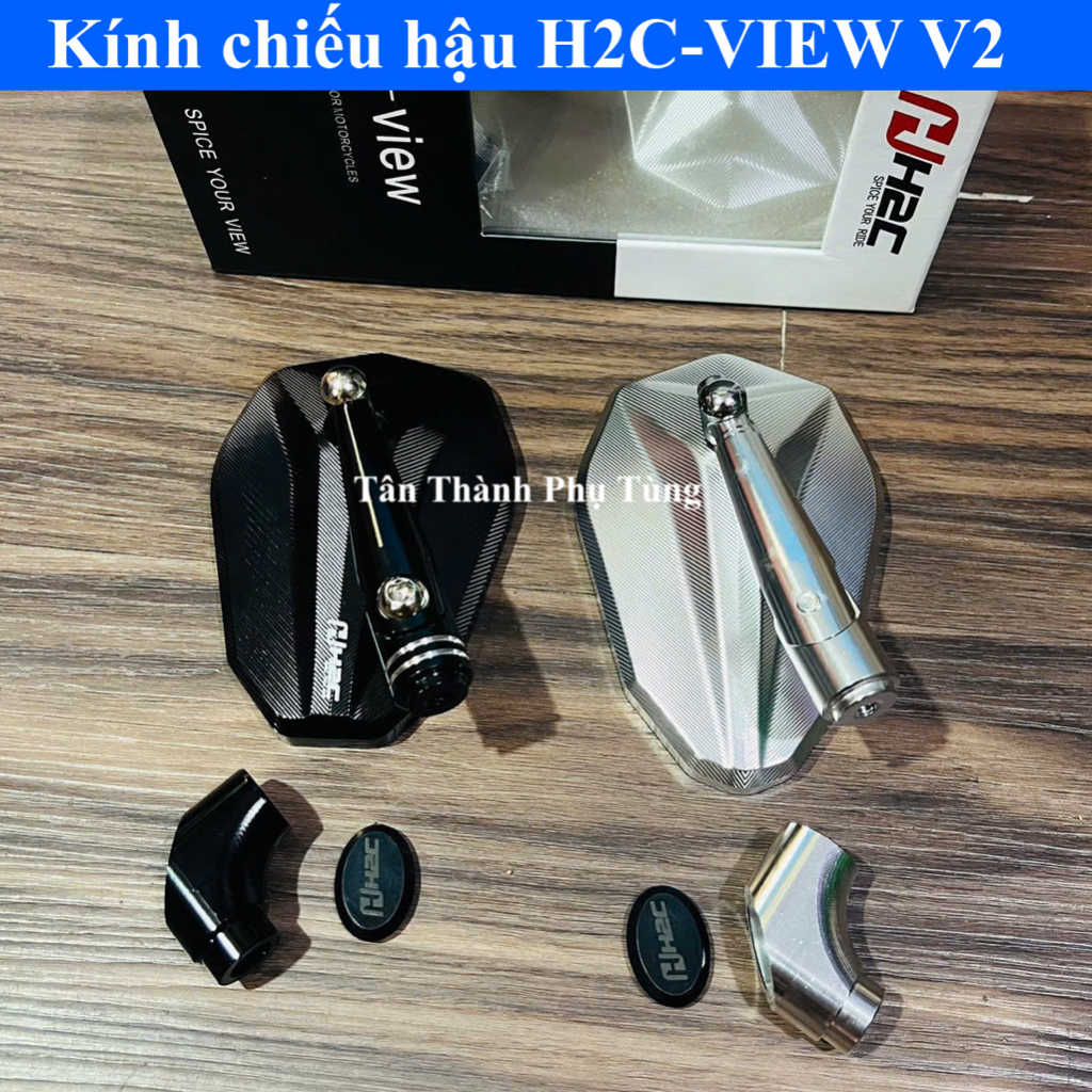 Rearview mirror H2C-VIEW CNC aluminum model V2 | Shopee Philippines