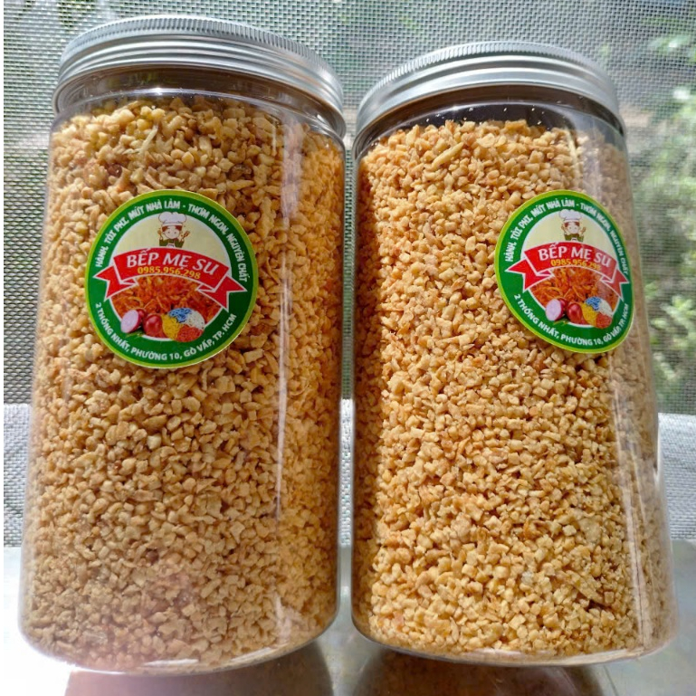 Homemade pure fried garlic, delicious, crispy, not bitter - Spice for ...