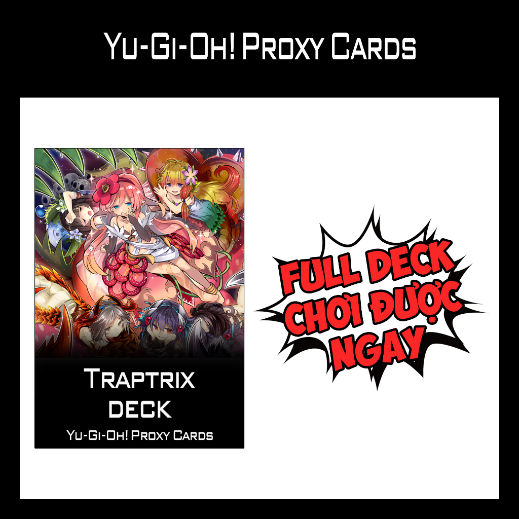 YUGIOH Cards - Traptrix Deck - 1 SIDE PRINTED (60 Cards) | Shopee ...