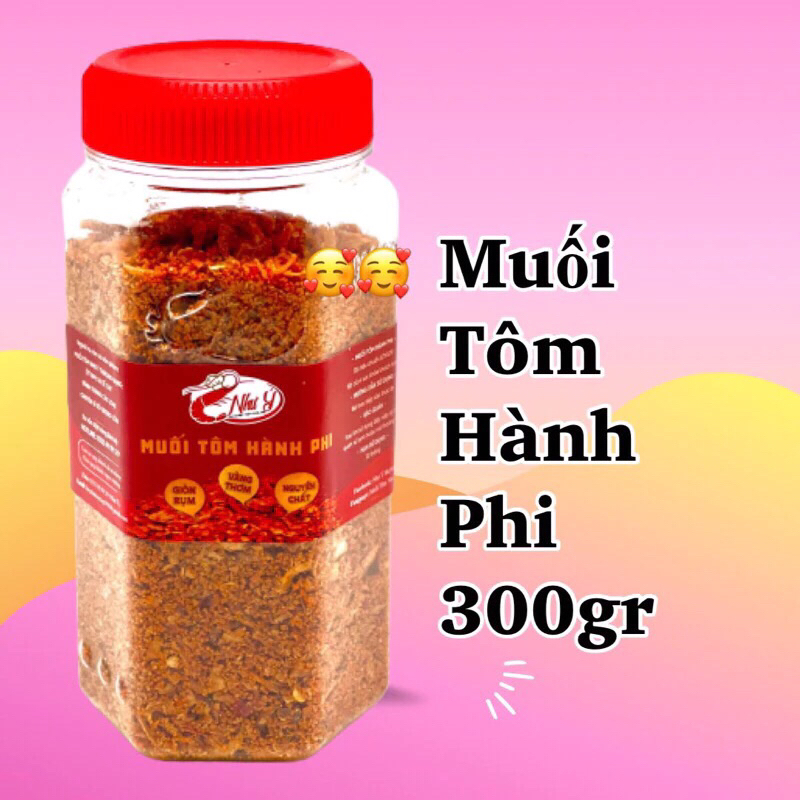 Nhu Y fried onion and shrimp salt 300gr new model with logo | Shopee ...
