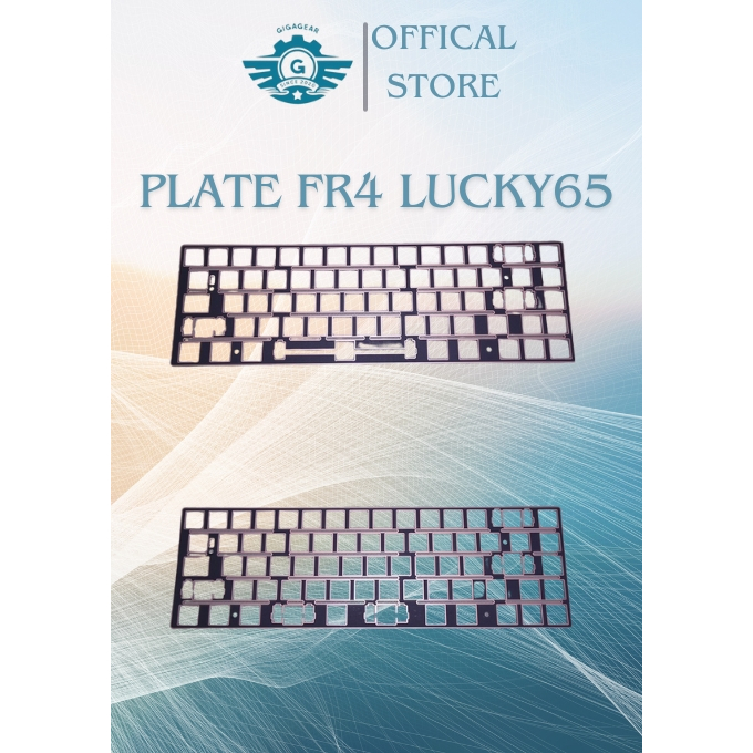 [Fire] Fr4 Metal Plate for Lucky65 mechanical keyboard - Multi Layout ...