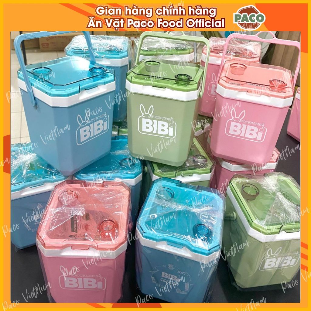 Odd 1 BIBI mini square ice bucket 1 liter 2 with lid for straws in 4 ...