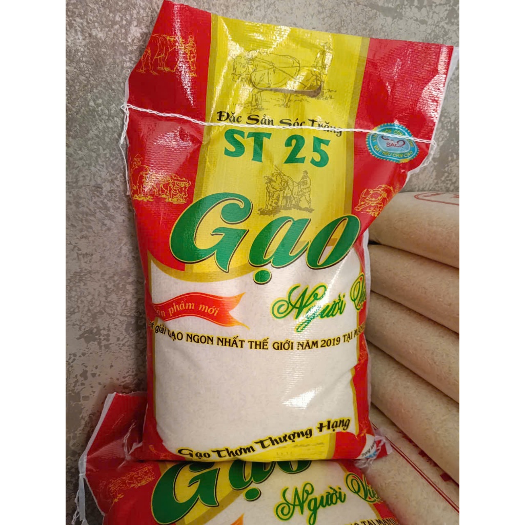 New ST25 rice - medium sticky - grade 2 - Soc Trang specialty 5kg bag ...