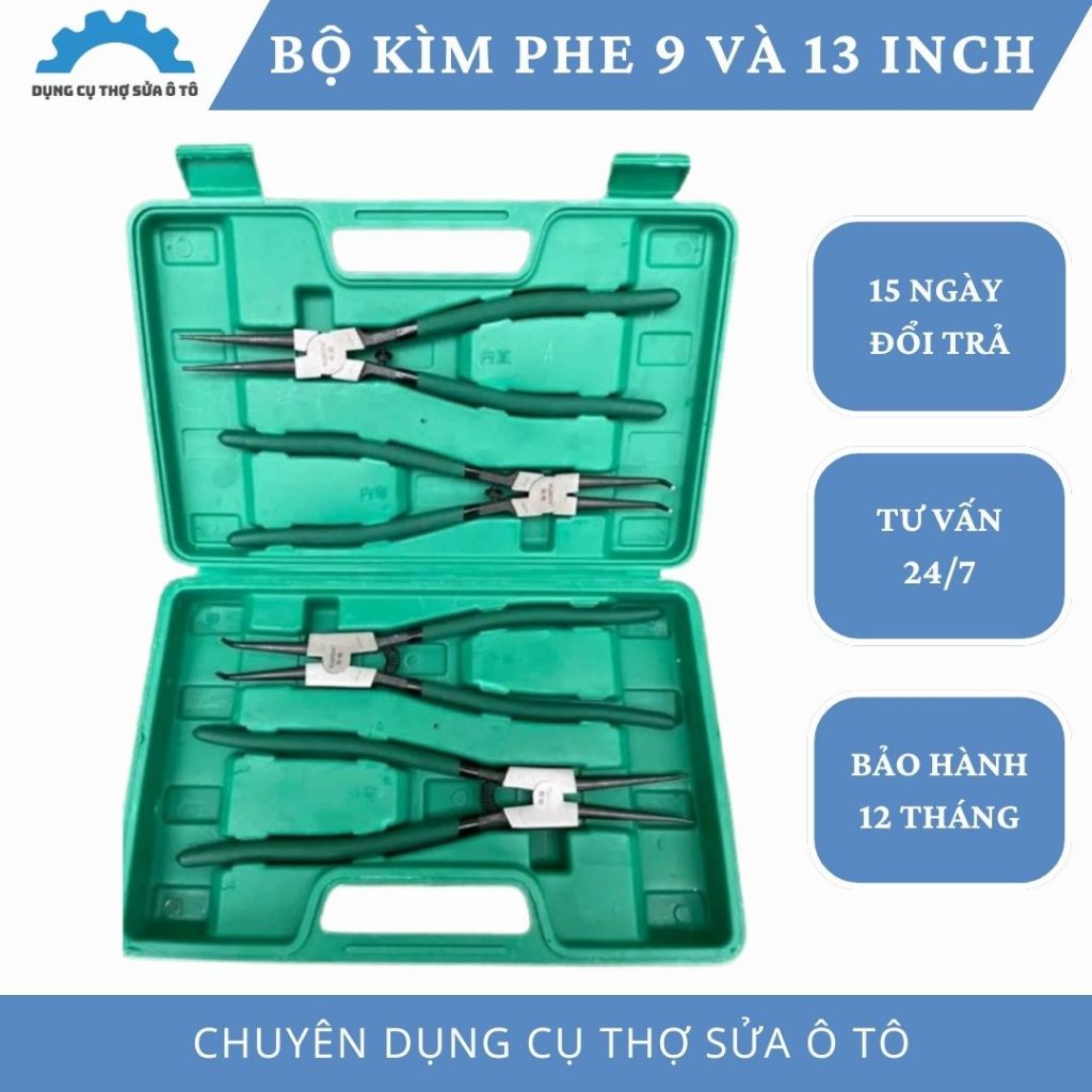 Set of 4 pliers to open the inside and outside side, curved nose ...