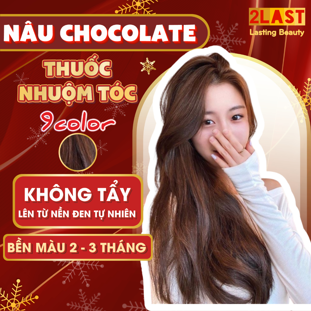 Socola BROWN Hair Dye | Premium unbleached CHOCOLATE BROWN 9 colors ...