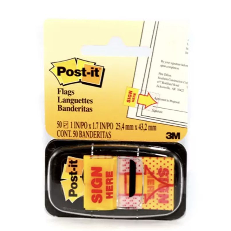 Sign Here 3M signature sticker | Shopee Philippines