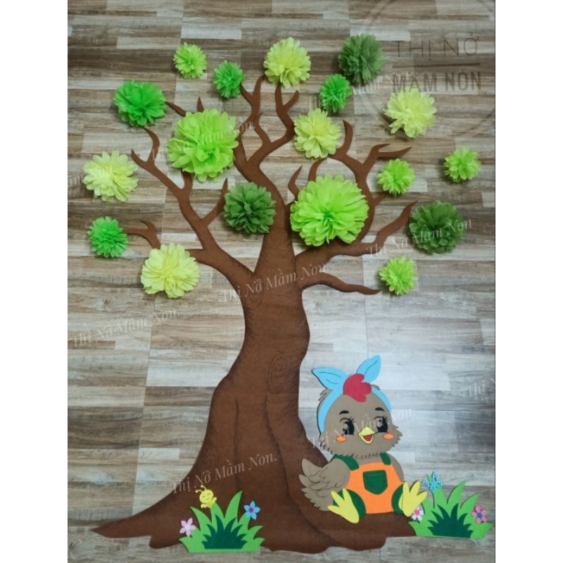 3d Steam tree decorates preschool supplies corner paintings | Shopee ...