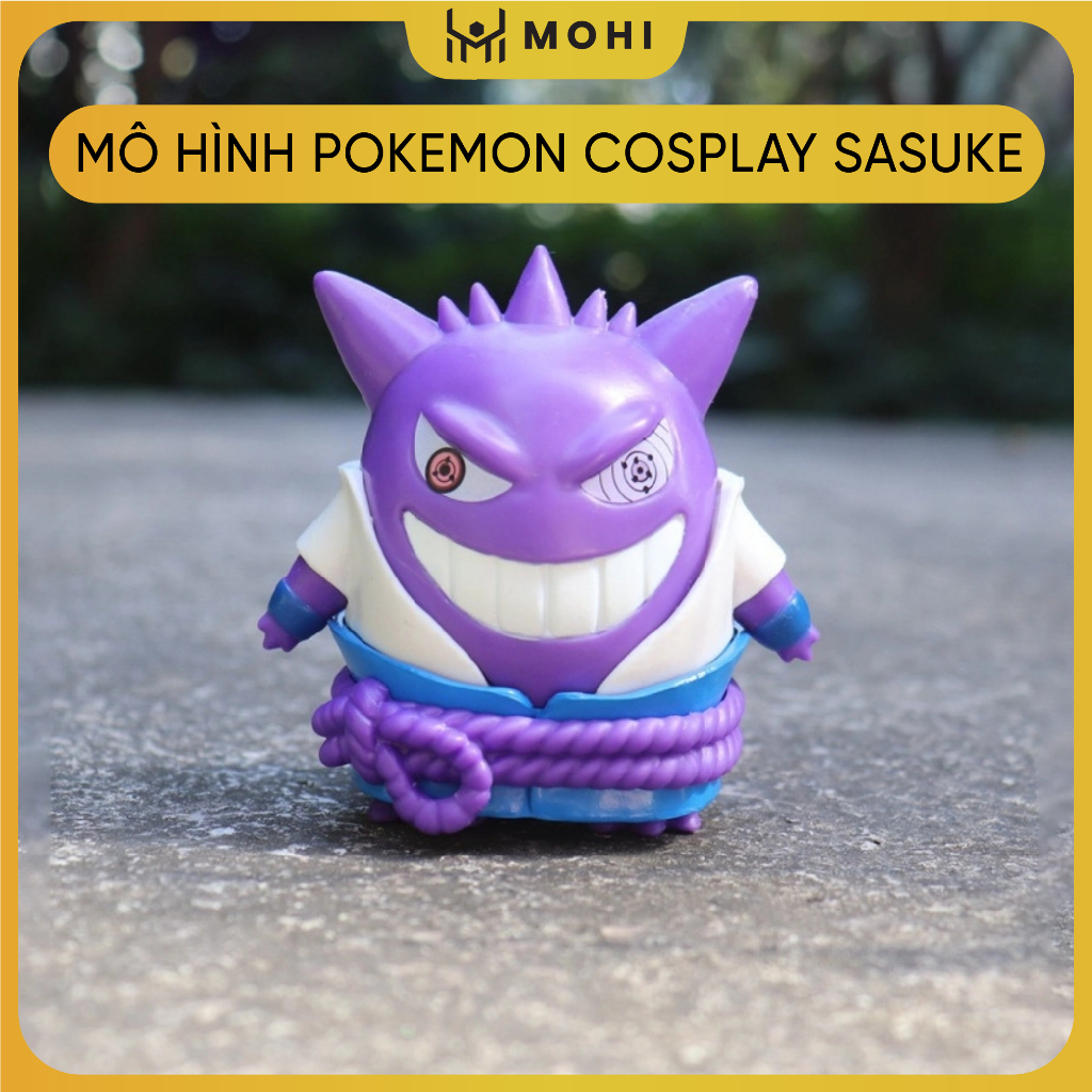 Pokemon Gengar Cos Sasuke model - Height 8cm - weight 150gram - Color ...