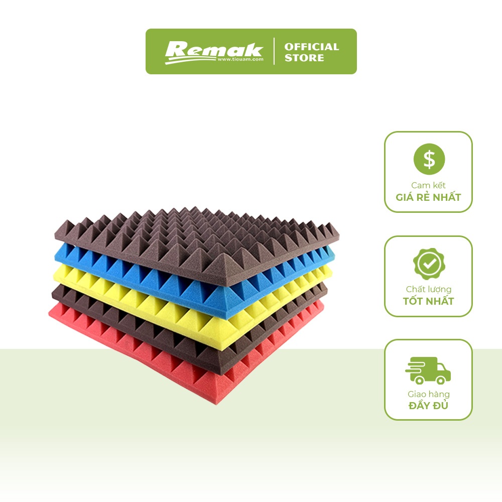 Pyramid soundproofing foam size: 30x30 Anti-echo mini foam sheet ...