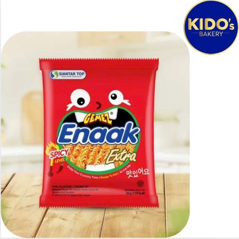 Enaak Indonesian children's noodle Snack level 1 spicy (20 packs x 28 ...