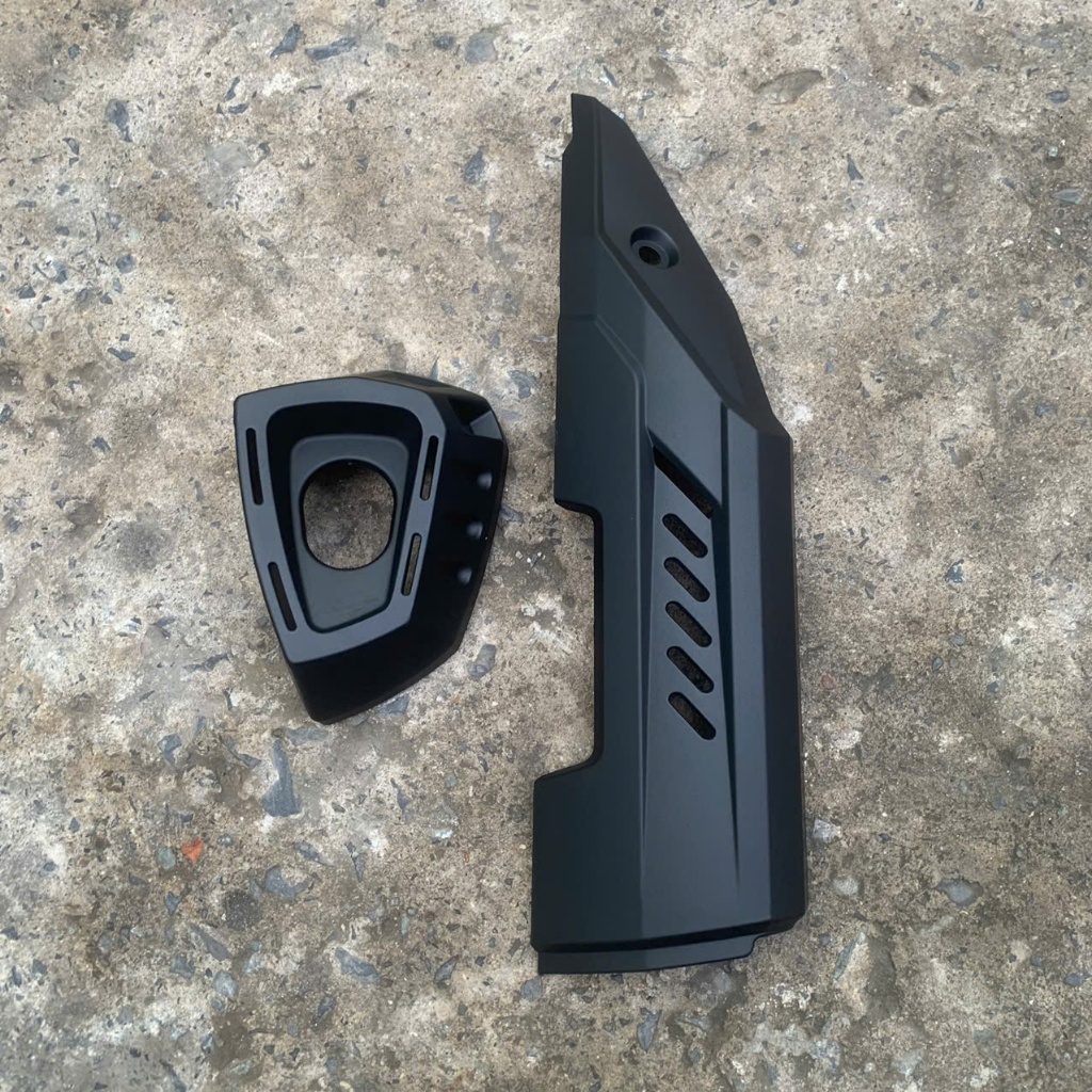 Winner X THAI style exhaust and hood in GREAT black | Shopee Philippines