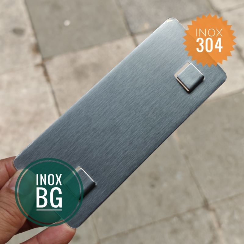 [INOX 304] Stainless steel wall base plate to replace plastic panels ...