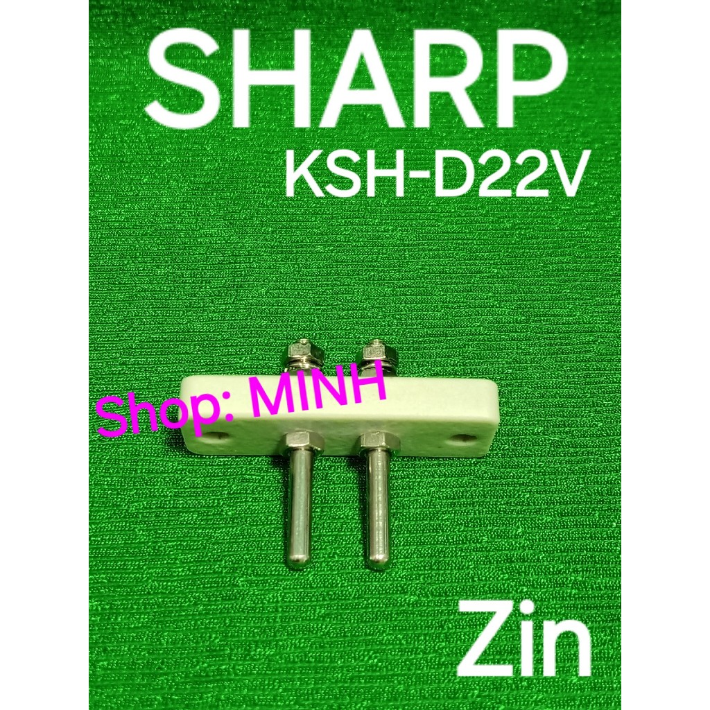 Sharp Thai KSH-D22V rice cooker 2-pin socket - 2-pin round socket with ceramic base Sharp ...