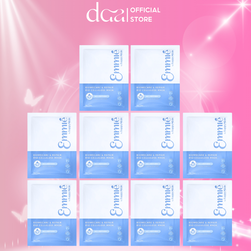 Combo of 10 Emmié Biological Masks to Restore, Soothe, and Moisturize ...