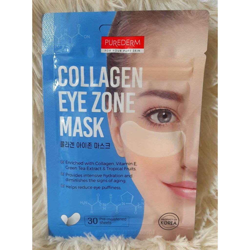 Purederm Collagen Eye Zone Mask (30 pieces) | Shopee Philippines