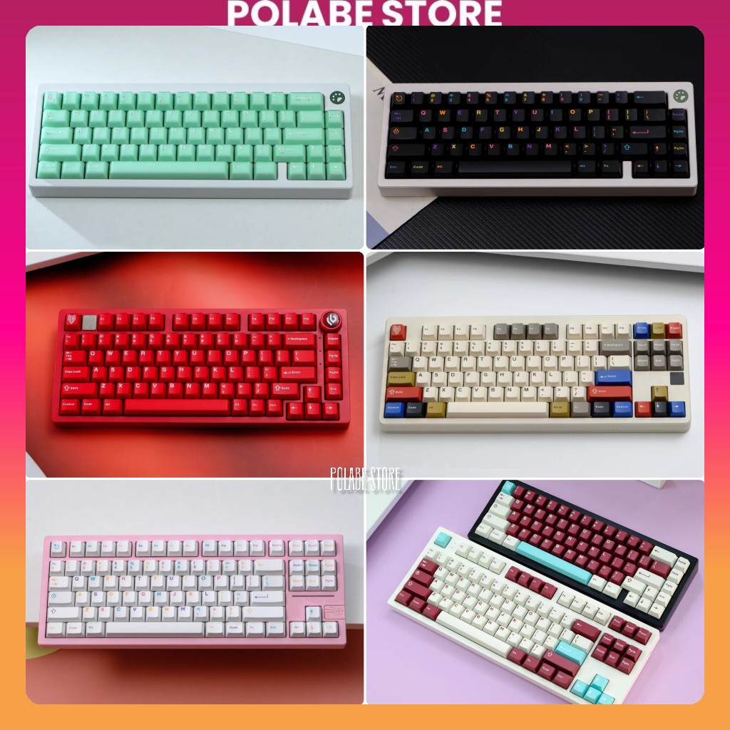Keycap Aifei Mictlan Ruby Red Vior Cherry Profile mechanical keyboard ...