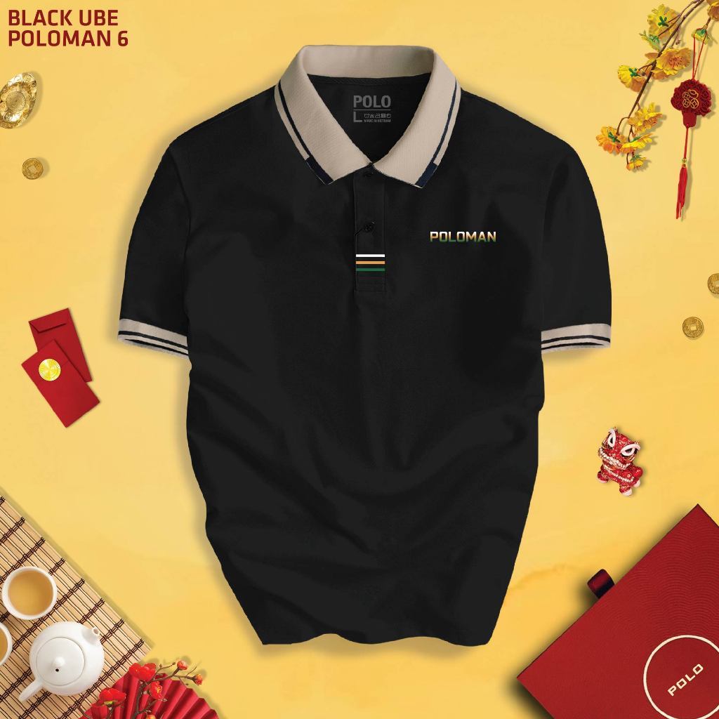 New POLOMAN Men's Polo T-shirt with high quality CVC Crocodile fabric ...