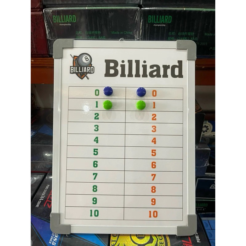 Magnetic scoreboard - Wall mounted scoreboard - Billiards scoreboard ...