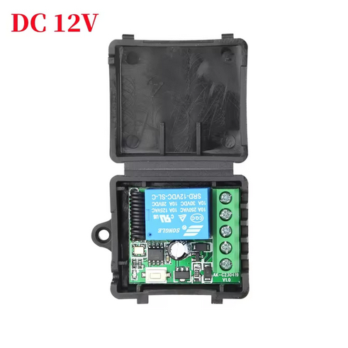 433mhz rf receiver circuit Control device via rf wave 433mhz 12V ...