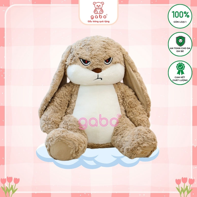 Aggressive Rabbit TEDDY BEAR with Crow Face, Adorable Angry Rabbit ...