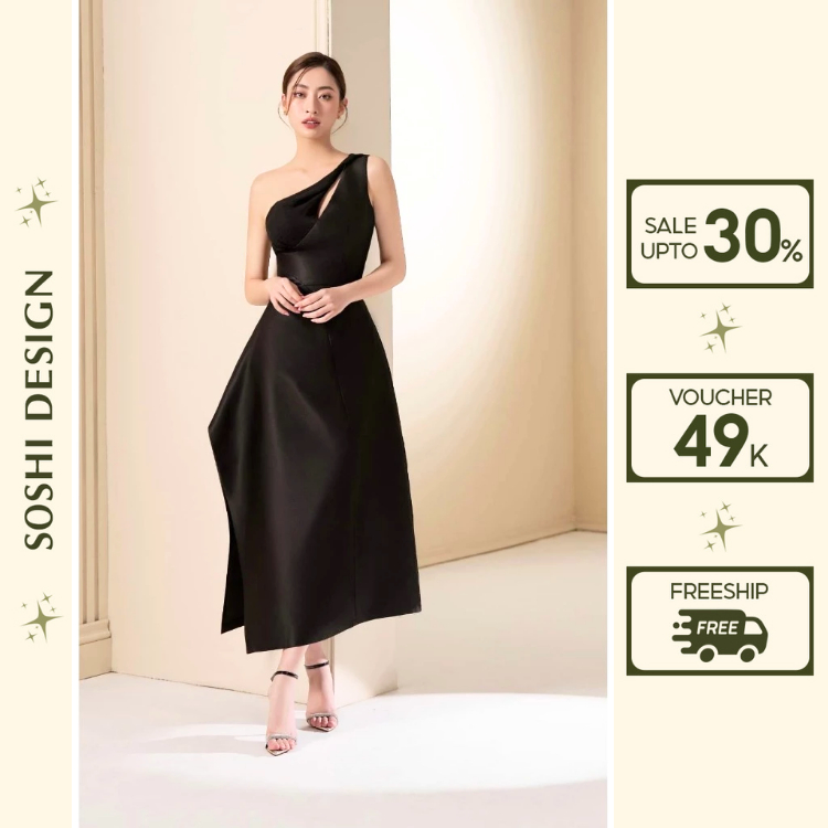 Long off-the-shoulder party dress, super classy ladylike tafta cross ...