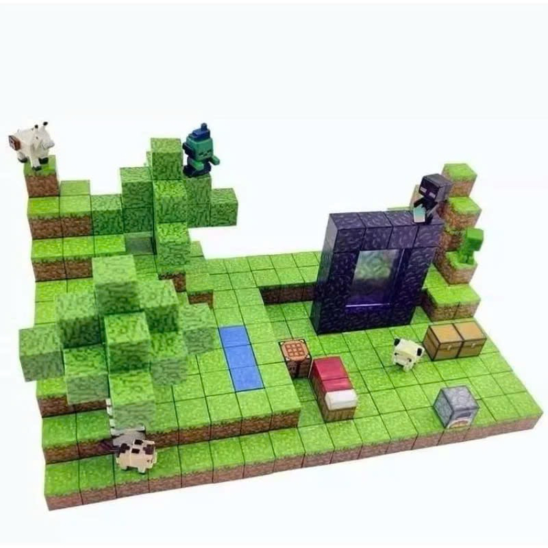 Minecraft Assembly Model Magnetic Blocks Minecraft Block Magnets ...
