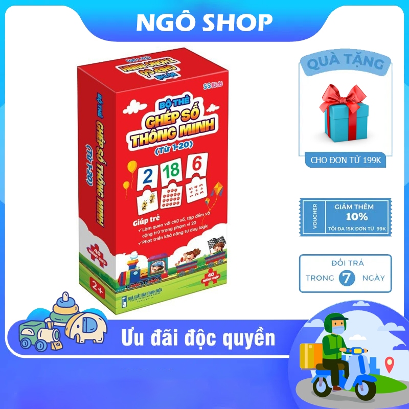 Smart Number Matching Card Set from 1 - 20 Helps Children Learn Numbers ...