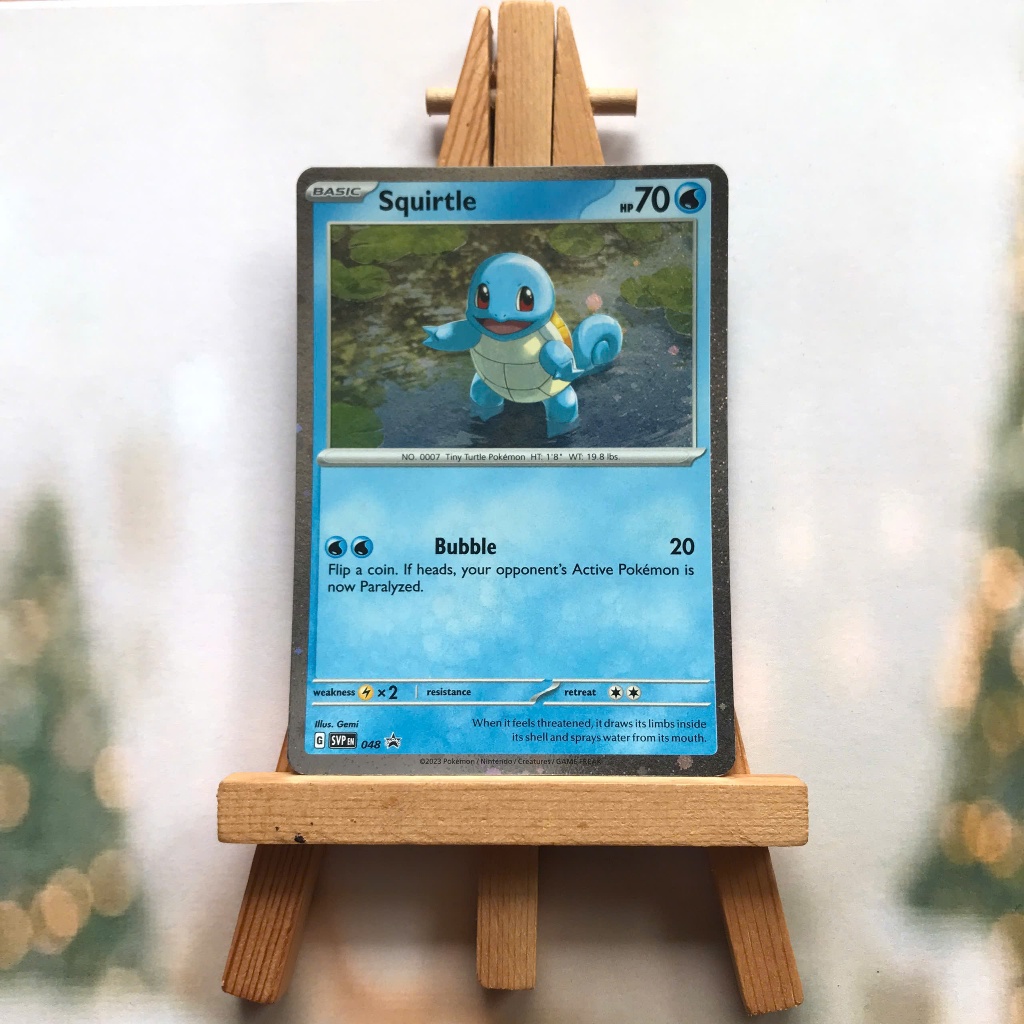 Pokemon Squirtle SVP048 Picture Card - Scarlet & Violet Promo 151 ...