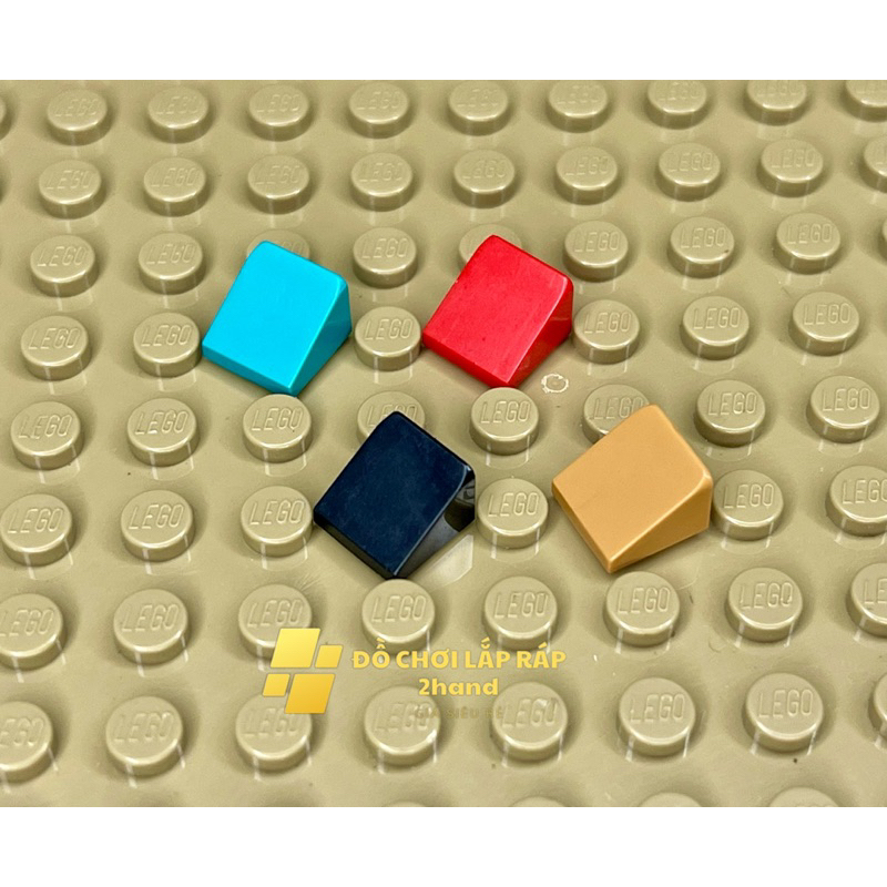 Genuine assembled bricks - Combo of 10 bricks 1x1x 2/3 slope, beveled ...