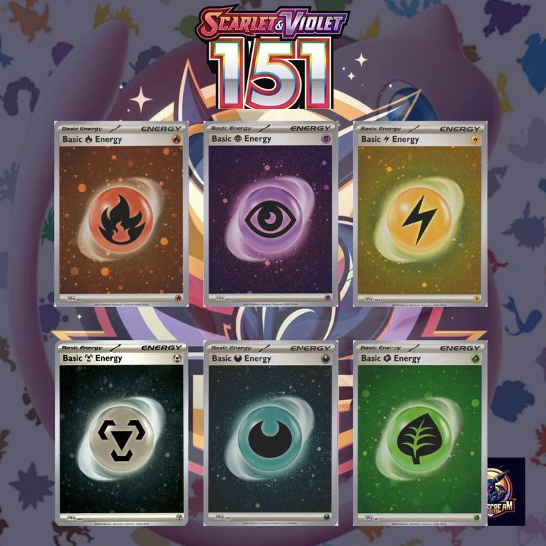 Pokémon TCG Basic Psychic Energy Galaxy Holo Scarlet & Violet 151 ...