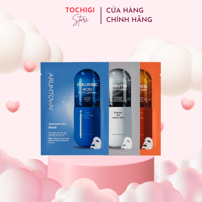 Korean Arumtown Moisturizing Brightening Mask (25g) | Shopee Philippines