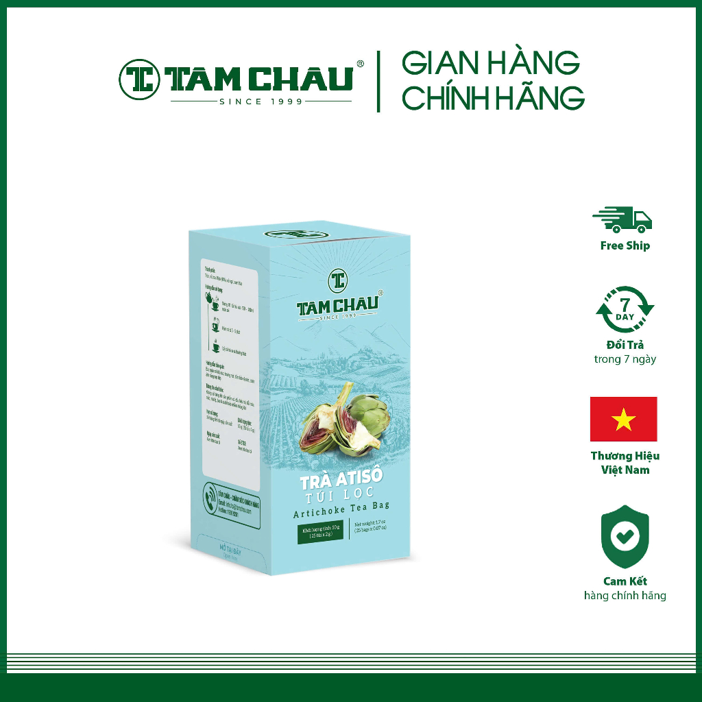 Tam Chau Artichoke Tea Bag 50g | Shopee Philippines