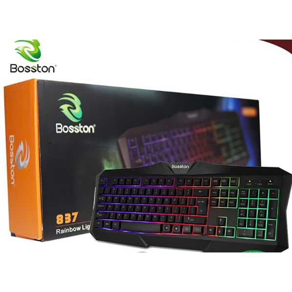 Bosston 837 Led mechanical keyboard + mouse Combo | Shopee Philippines