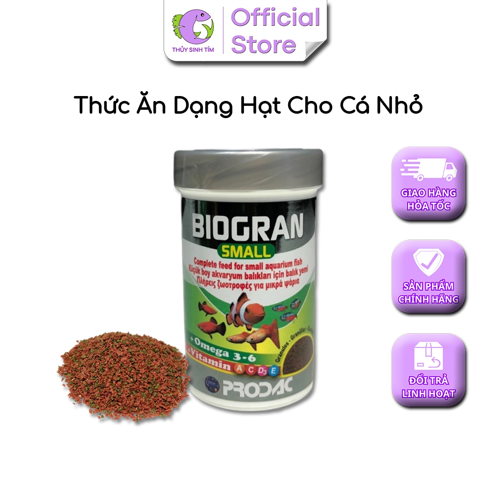 Biogran SMALL Granular Food for SMALL Fish - PRODAC | Shopee Philippines